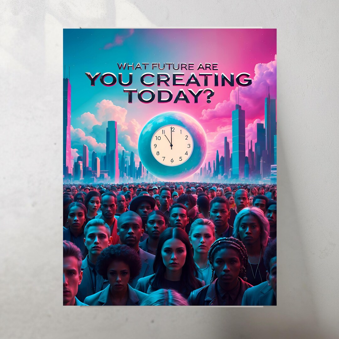 Motivational Poster - Moody Wallpaper - What Future Are You Creating ...