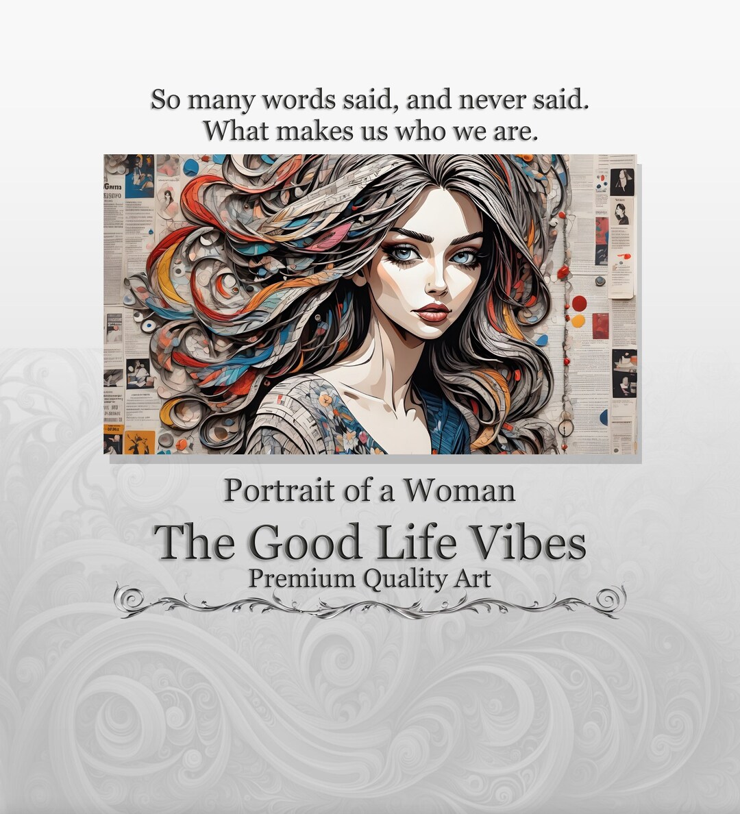 Woman Portrait Collage Art Samsung Frame TV Desktop Wallpaper Mother ...