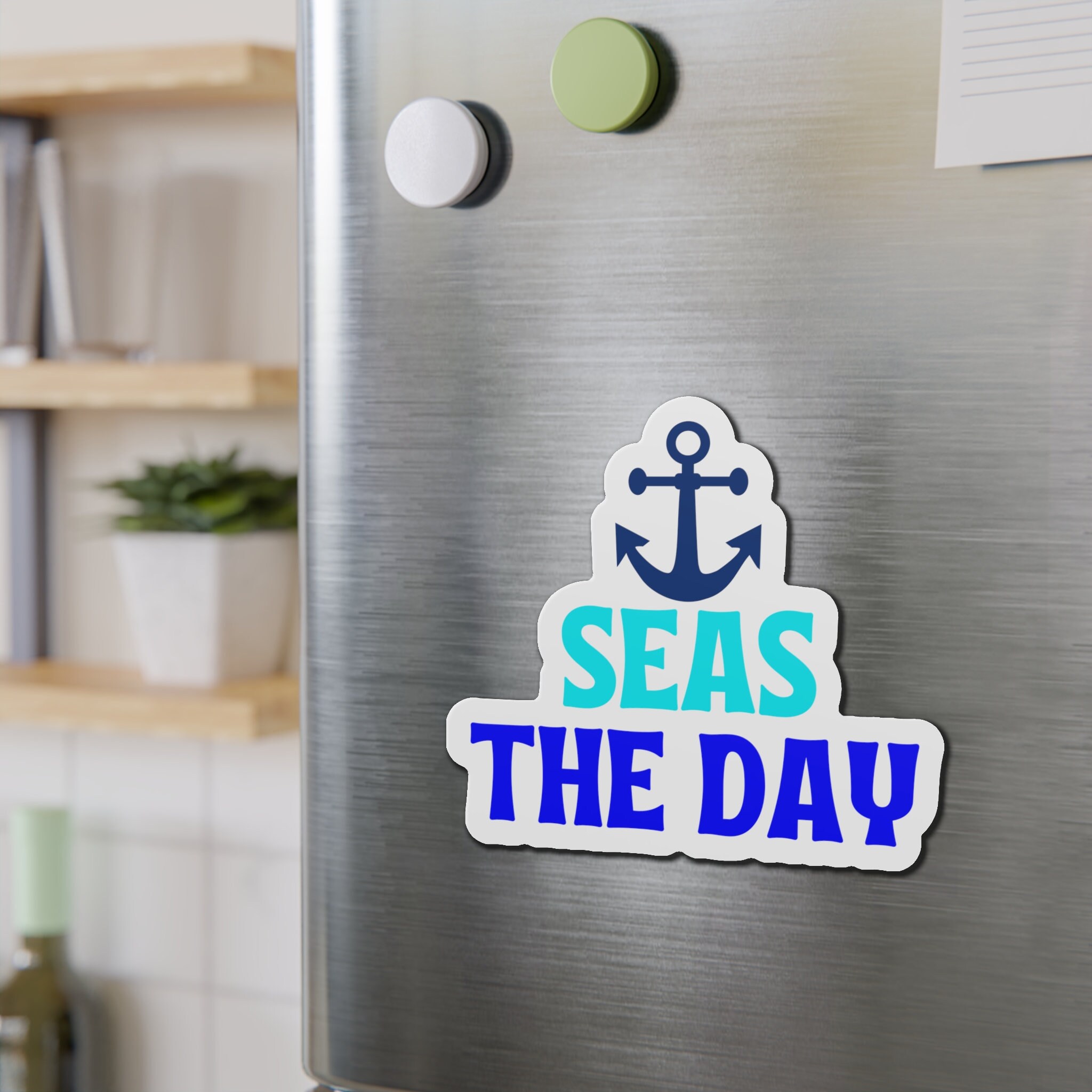 Seas the Day Cruise Door Magnet, Anchor Magnets, Cruise Magnets, Cruise ...