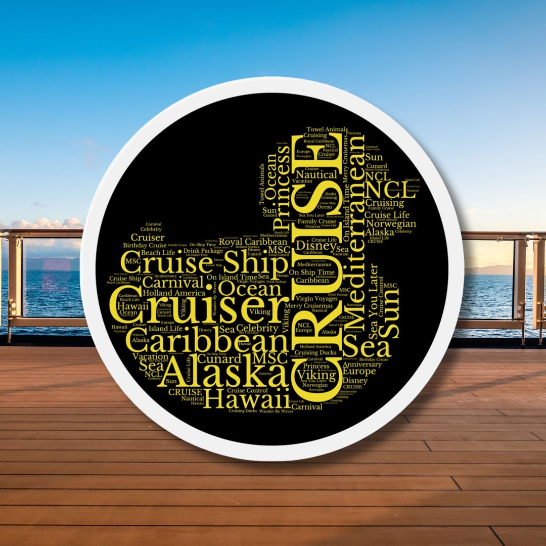 Cruising Ducks Cruise Words Cruise Door Magnet, Cruise Magnets ...