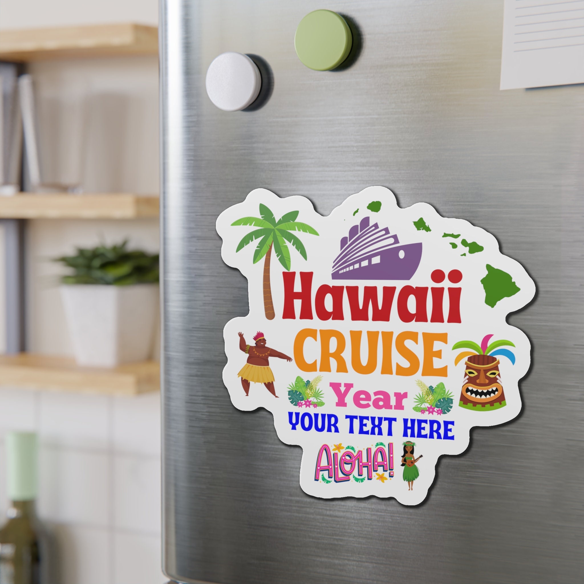 Personalized Hawaii Cruise Cruise Door Magnet, Cruise Ship Magnets ...