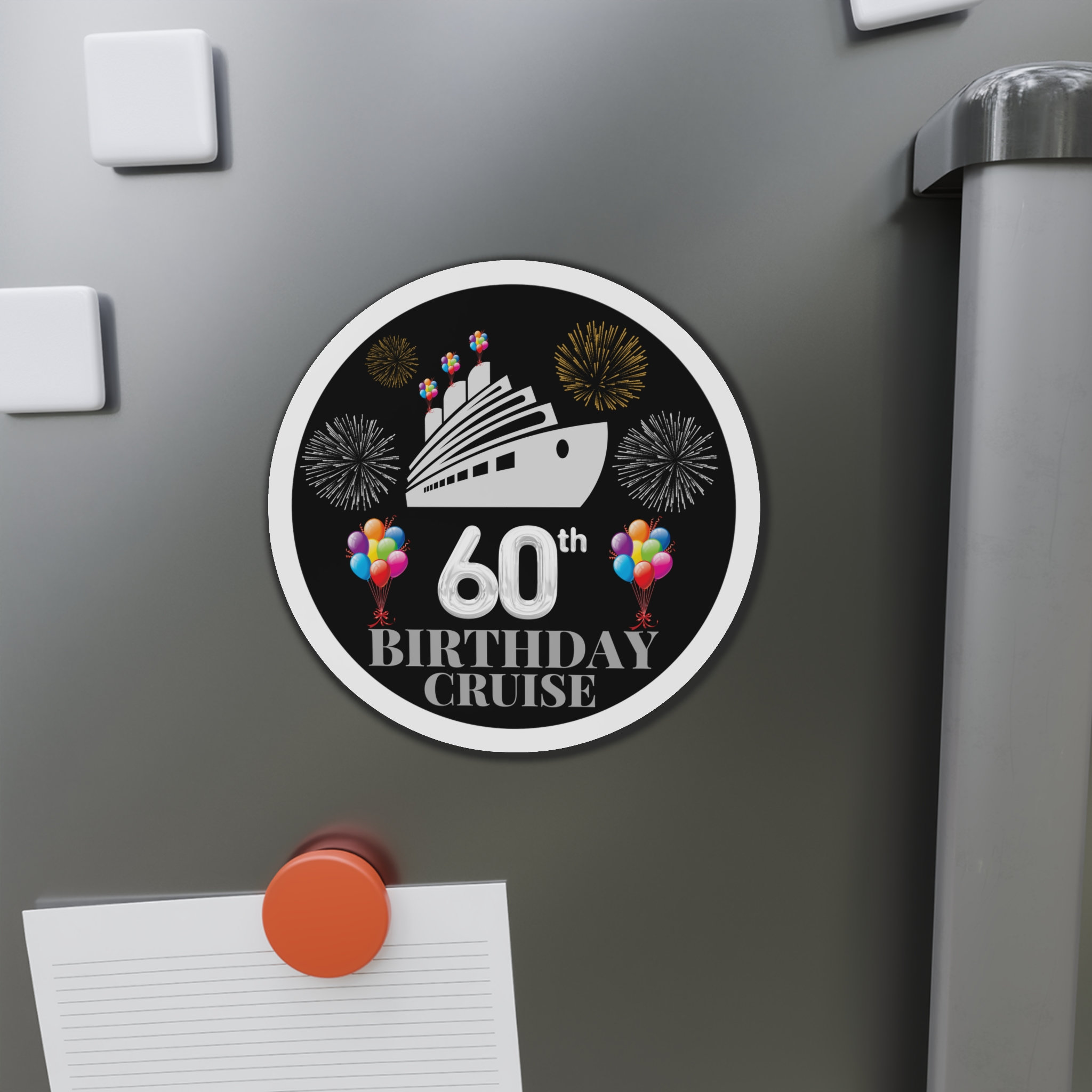 60th Birthday Cruise Door Magnet Birthday Magnets Cruise - Etsy