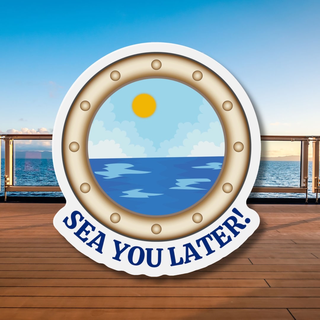 Sea You Later Cruise Magnet, Cruise Door Magnets, Cruise Door Decor ...