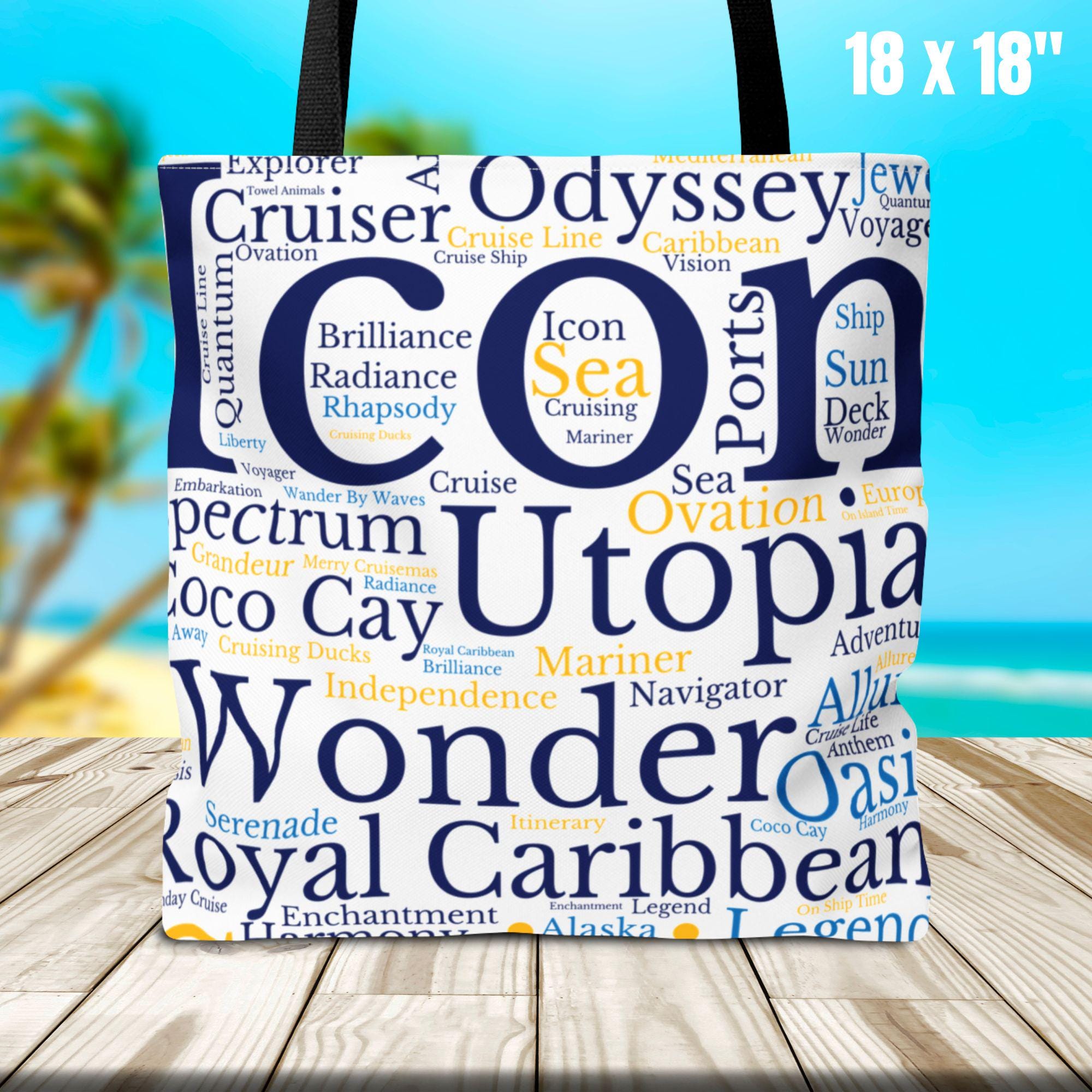 Royal Cruise Tote Bag, Beach Bag, Cruise Vacation Tote Bag, Beach ...
