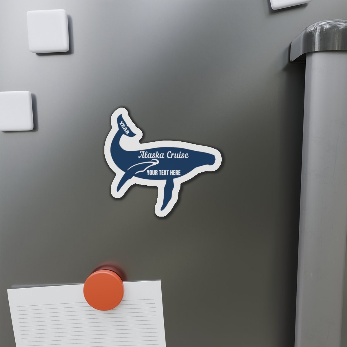 Personalized Humpback Whale Alaska Cruise Door Magnet, Alaskan Cruise ...