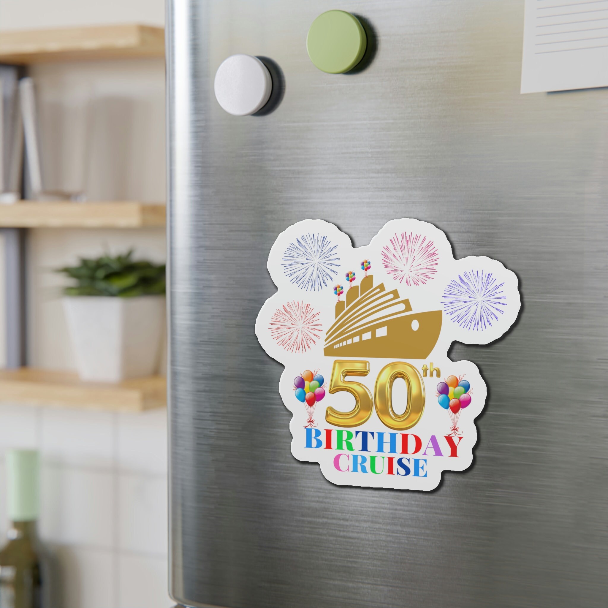 50th Birthday Cruise Door Magnet Birthday Magnets Cruise - Etsy