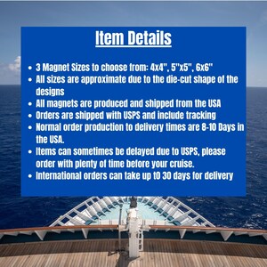 Cruising the ABC Islands Cruise Door Magnet, Cruise Magnets, ABC ...