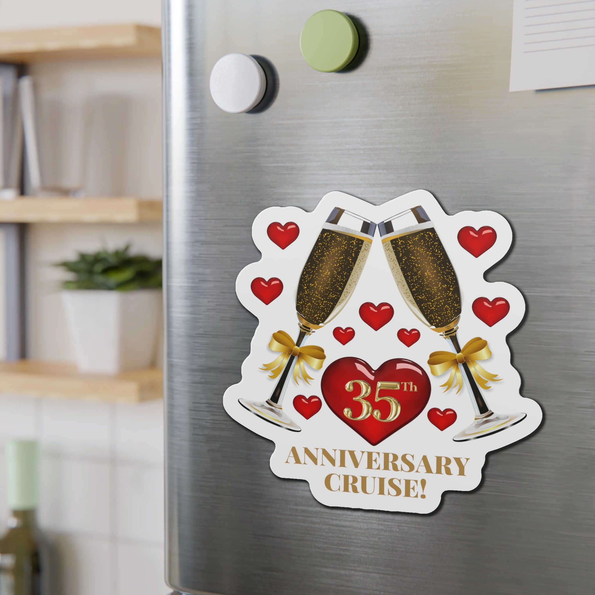 35th Anniversary Cruise Door Magnet Cruise Magnets - Etsy