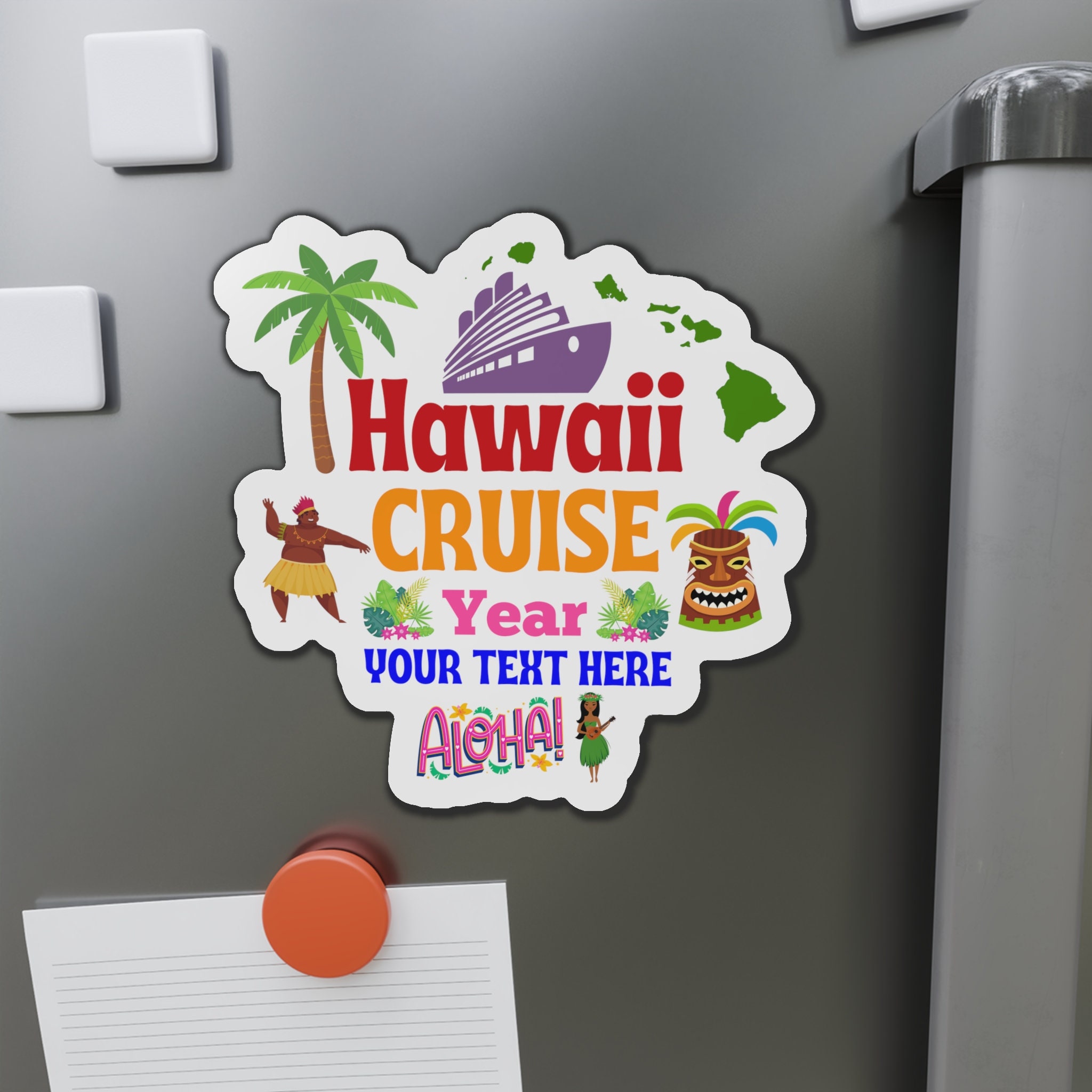 Personalized Hawaii Cruise Cruise Door Magnet, Cruise Ship Magnets ...