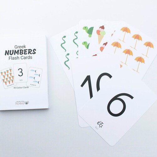 Greek Alphabet Flash Cards - Etsy Australia