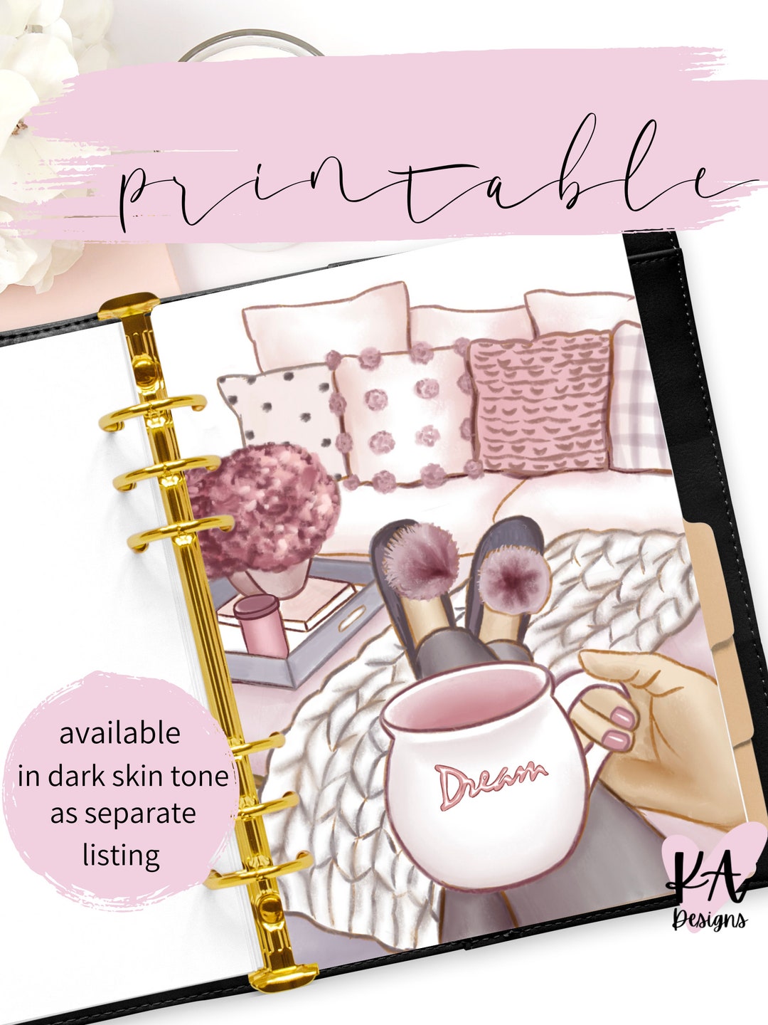 Planner Dashboard, Printable Planner Dashboard, Relax, Coffee Dashboard ...