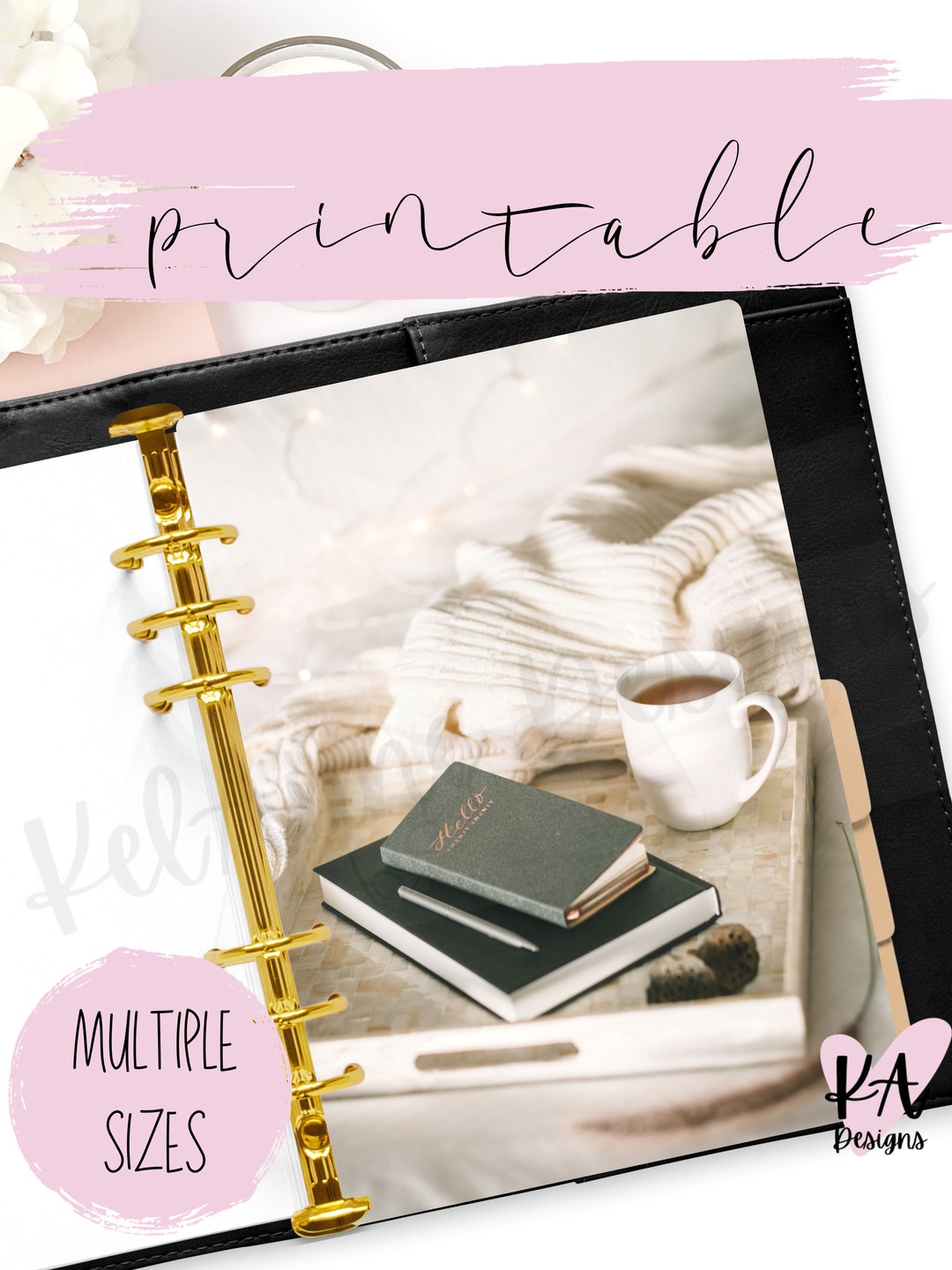 Planner Stack in Bed, Lazy Planning Morning and Coffee Dashboard ...