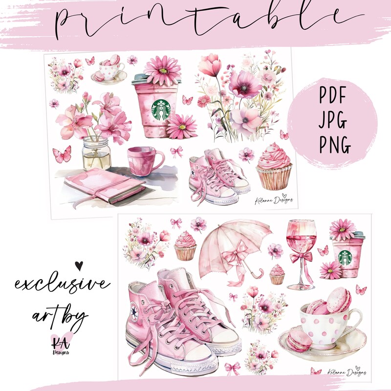 Pink Printable - Etsy
