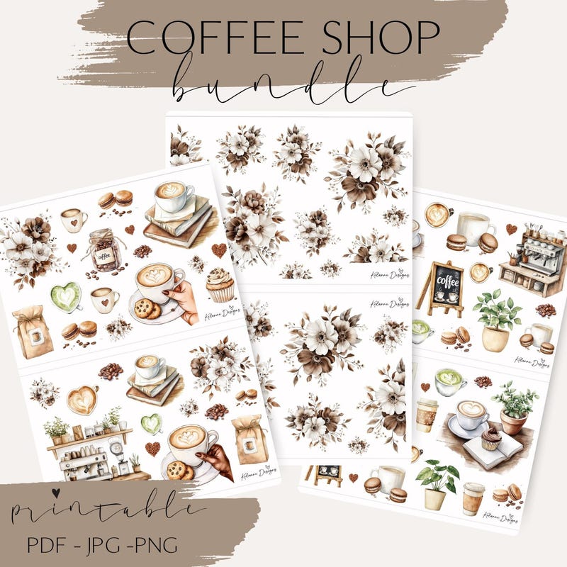 Coffee Stickers - Etsy