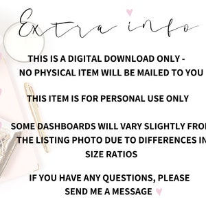 Floral Roses Printable Dashboard, Neutral Floral Printable Dashboard ...