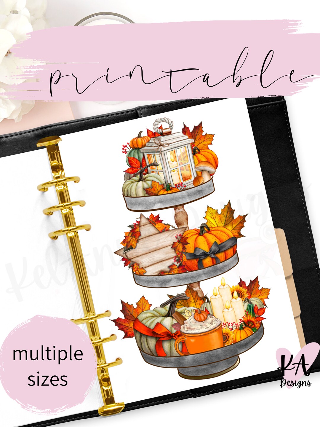 Fall Tray Fall Tiered Tray Dashboard Printable Dashboard - Etsy Canada