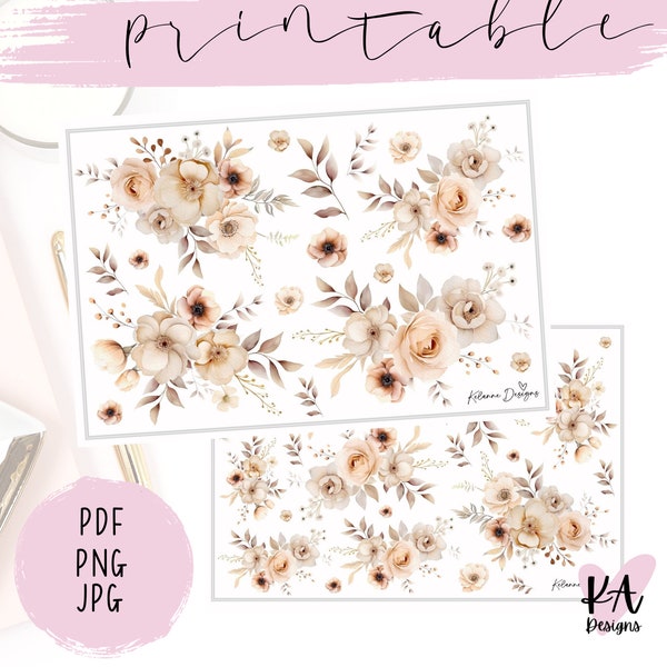 Flower Wall Stickers - Etsy