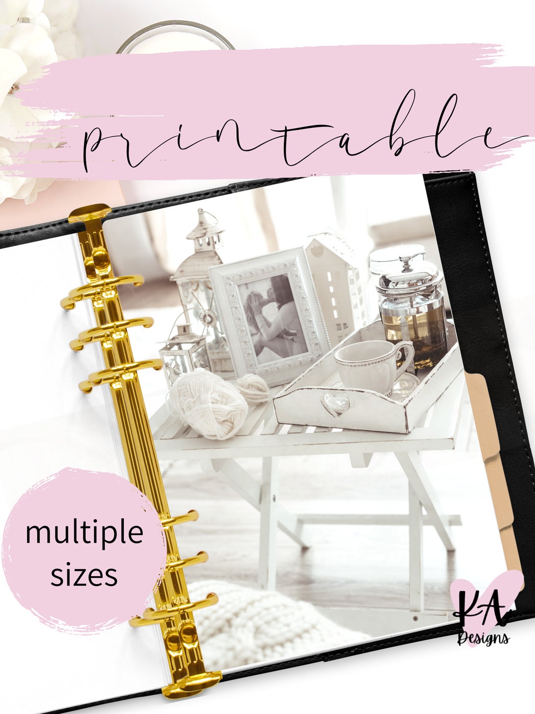 Planner Dashboard, Printable Planner Dashboard, Multiple Sizes, Planner ...