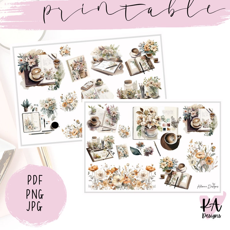 Printable Stickers - Etsy UK