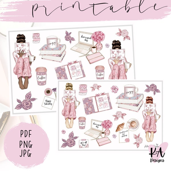Printable Planner Stickers - Etsy