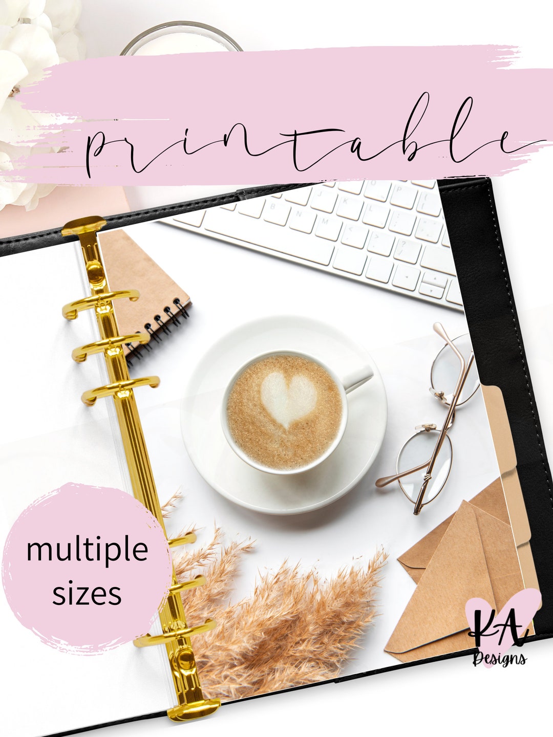 Printable Planner Dashboard, Coffee Planner Dashboard, Coffee Break ...