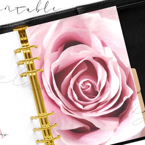 Printable Planner Dashboard, Rose Dashboard, Floral Printable Planner ...