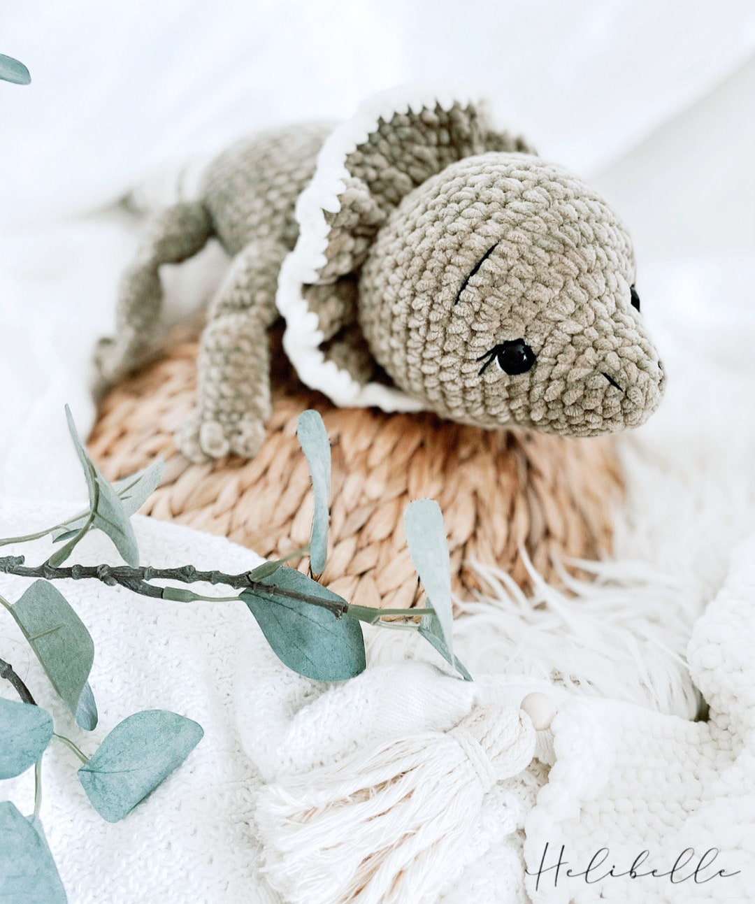 Crochet Pattern Lizard Selmo *amigurumi* Language: German. *PDF ...