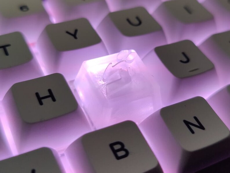Jojo's BIZZARE Keycap Clear Mechanical Keyboard - Etsy