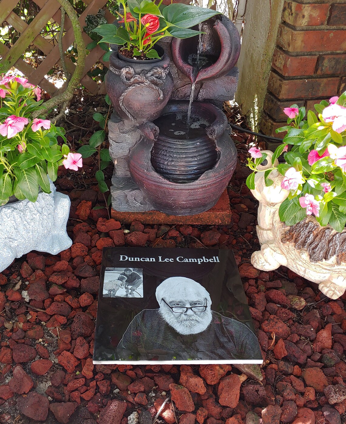 12x12 Custom Made Memorial, Grave Decoration Temporary or Permanent ...