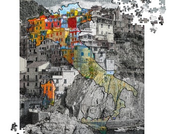 Kids Map Italy Puzzle - Etsy