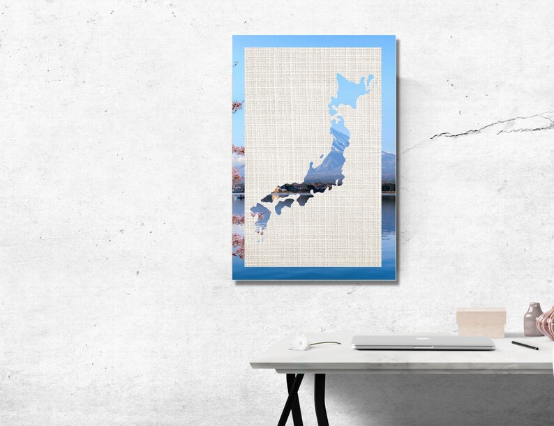 Printable Japan Wall Art Map Downloadable Print Digital - Etsy