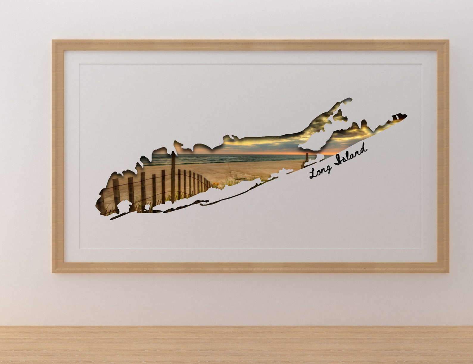 Long Island New York Wall Art Map Printable Design Home Decoration ...