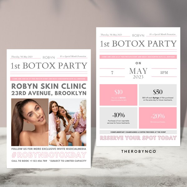 Botox Social Media Ads - Etsy