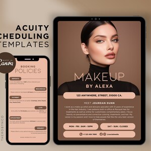 Makeup Artist Acuity Scheduling Template, Acuity Scheduling Template ...