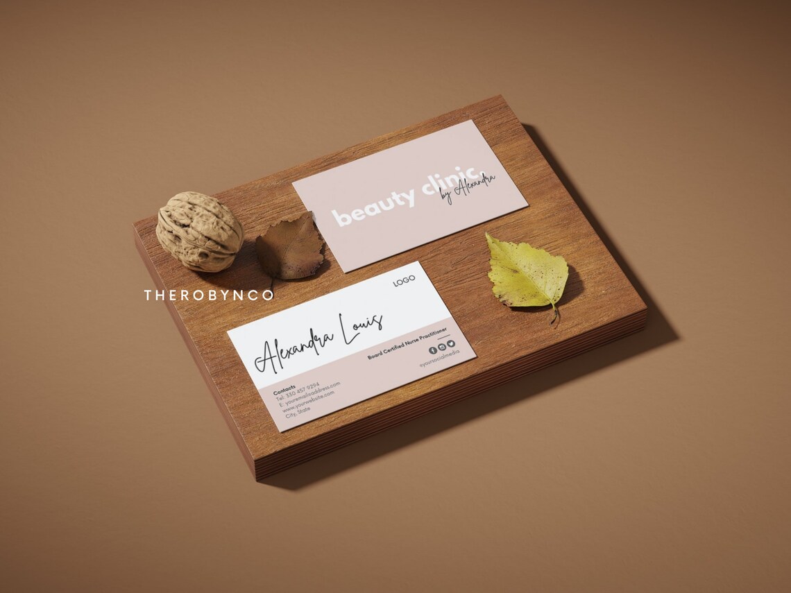 DIY Nurse Injector Certified Business Card Templates Design, Editable ...