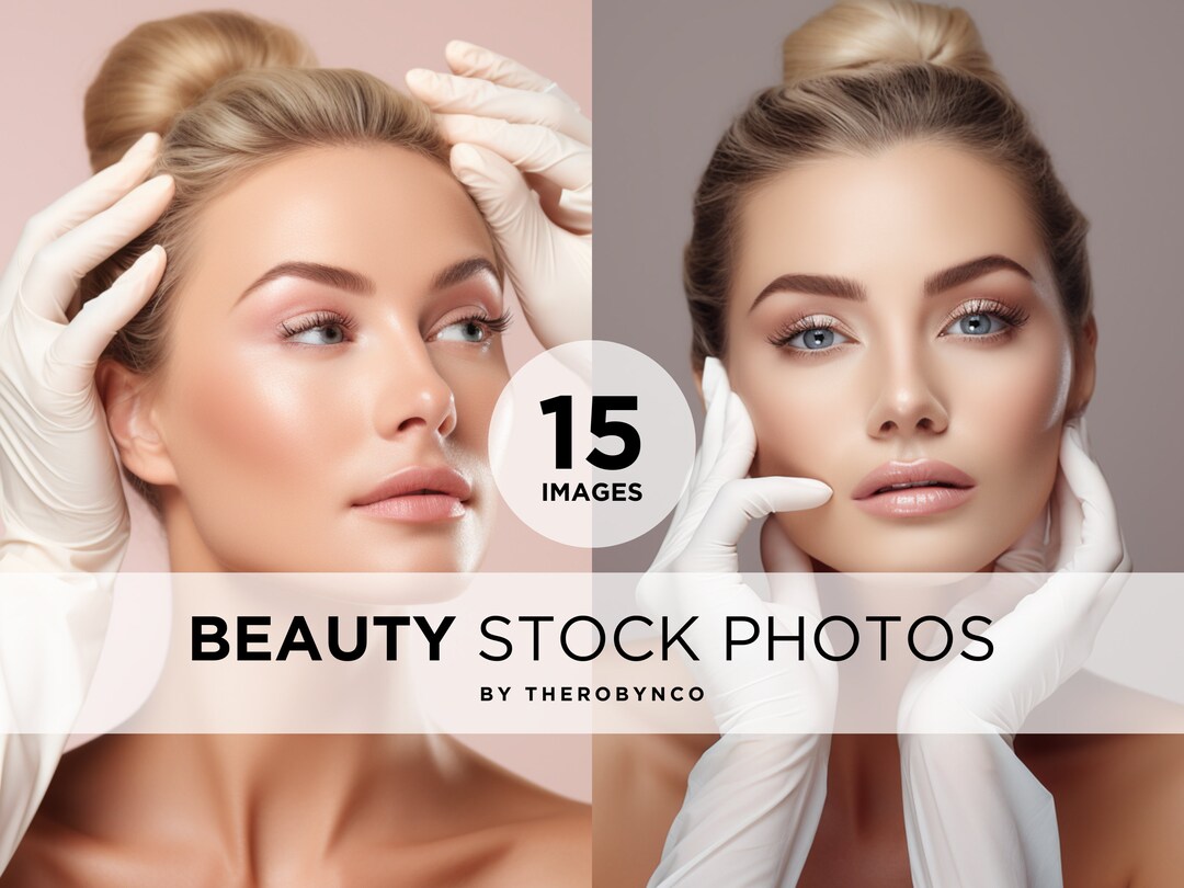 15 Stock Images - Beauty Botox Filler Model Stock Photos, Skincare Med ...