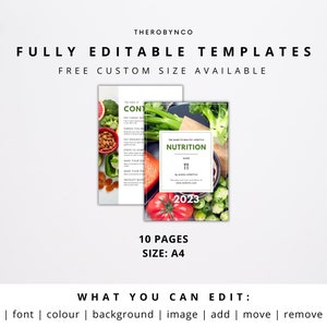 DIY Nutrition 2023 Guide Templates Design Book Healthy - Etsy