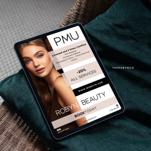 PMU Beauty Flyer Brand Awareness Templates, Hair Nail Makeup Salon ...