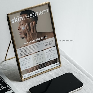 Facial Skincare Membership Flyer Templates Design. Beauty Business ...