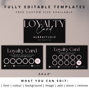 DIY Beauty Loyalty Card Templates Design, Beauty Business Card Royalty ...