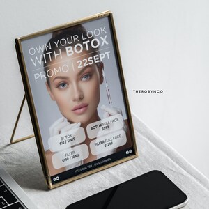 DIY Botox Dermal Filler Beauty Flyer Templates Design, Brand Awareness ...