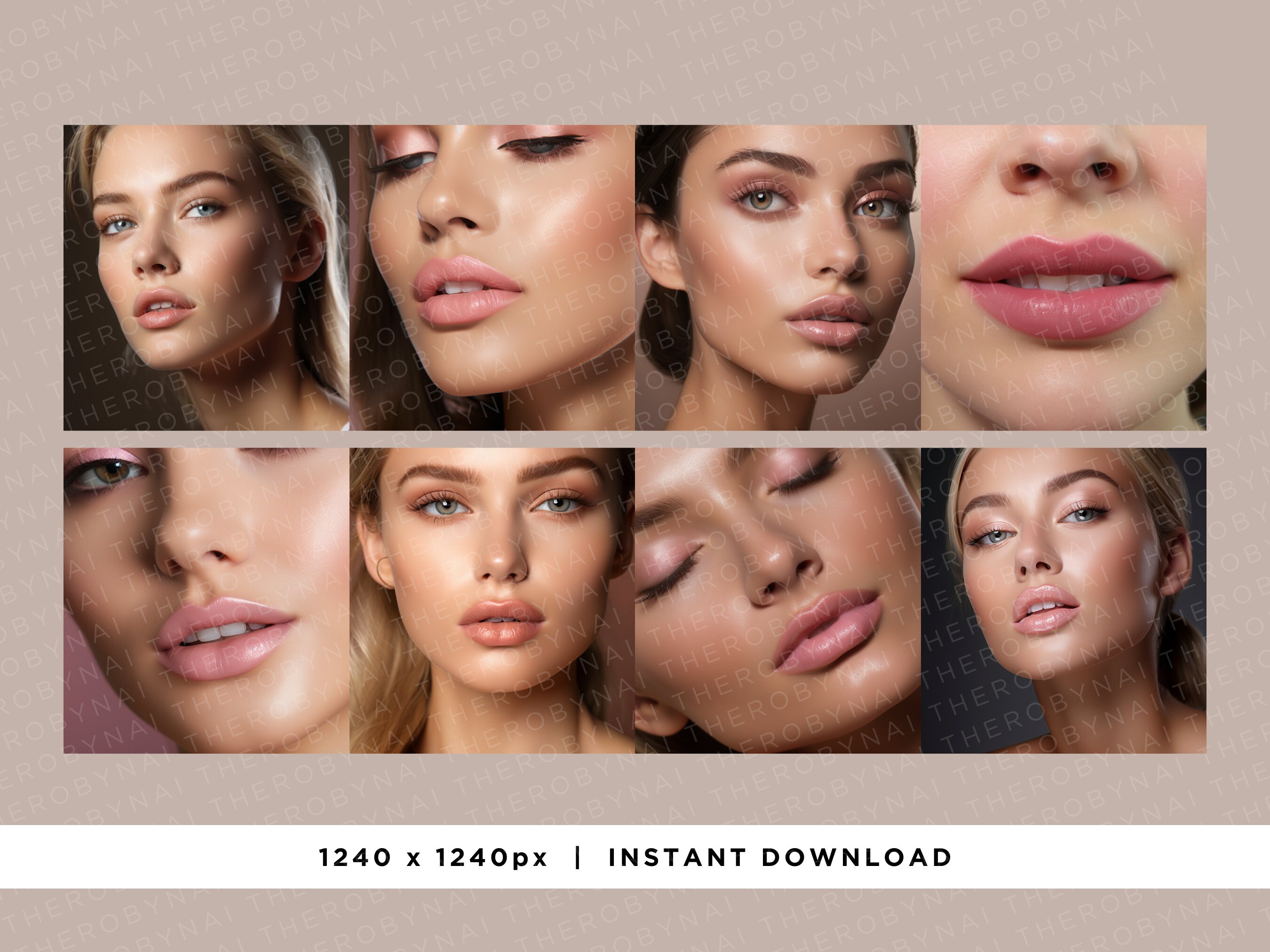 15 Stock Images - PMU Lip Blushing Model Stock Photos, Semi Permanent ...
