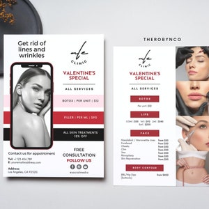 DIY Botox Dermal Filler Beauty Flyer Templates Design, Brand Awareness ...