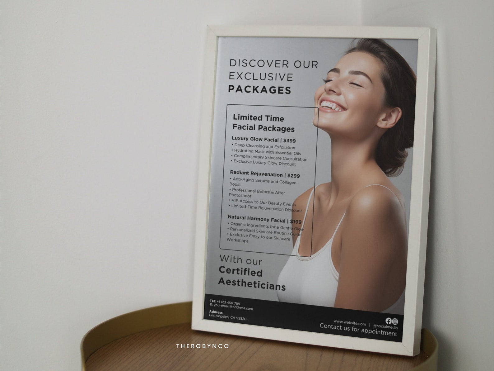 Beauty Facial Salon Flyer Templates Design, Modern, Membership Package ...