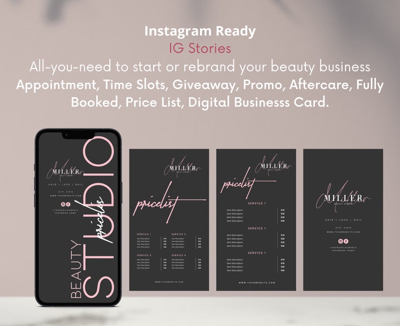 MIL 30 Large Branding Kit Set Bundle Templates Editable | Etsy