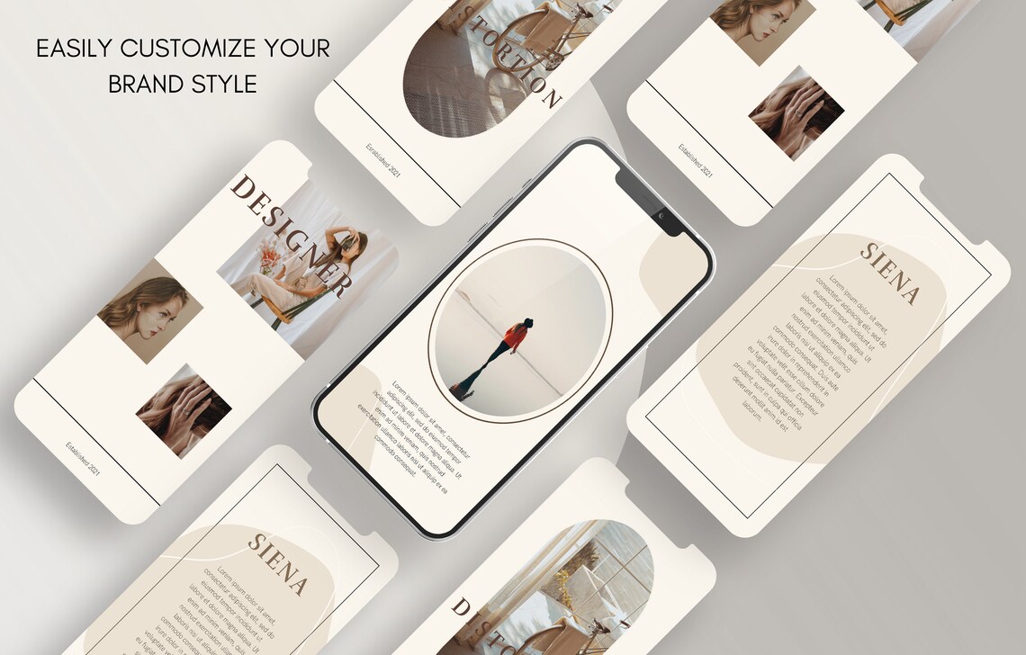 Editable Social Media Bundle Pack Template Minimalist Clean - Etsy