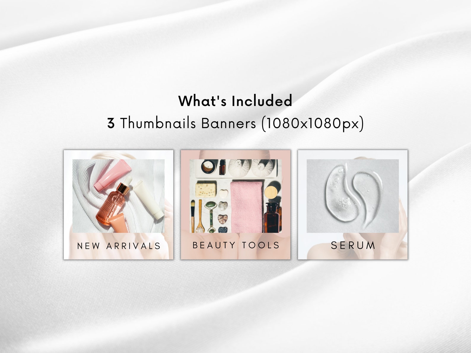 Skincare Product Shopify Website Banner Header Templates - Etsy