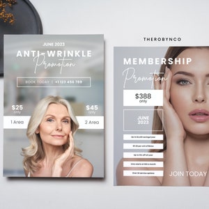 DIY Botox and Filler Instagram Post Templates Content Design, Editable ...