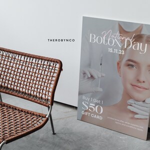 DIY National Botox's Day Filler Beauty Flyer Templates Design Brand ...