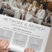 DIY Network Brunch Flyer Templates Design, Networking Women's ...